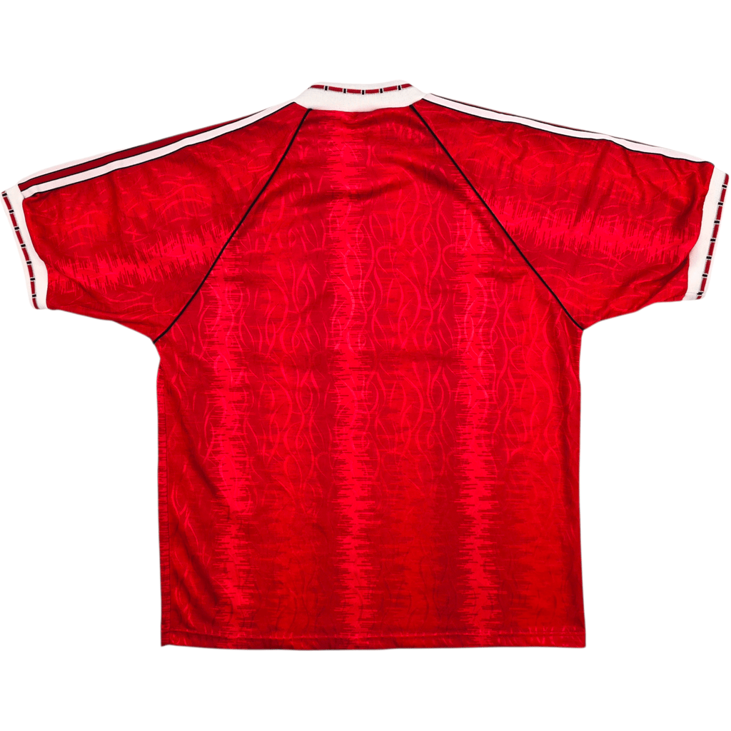1990/92 Manchester United Home Football Shirt (L) Adidas – Football Finery