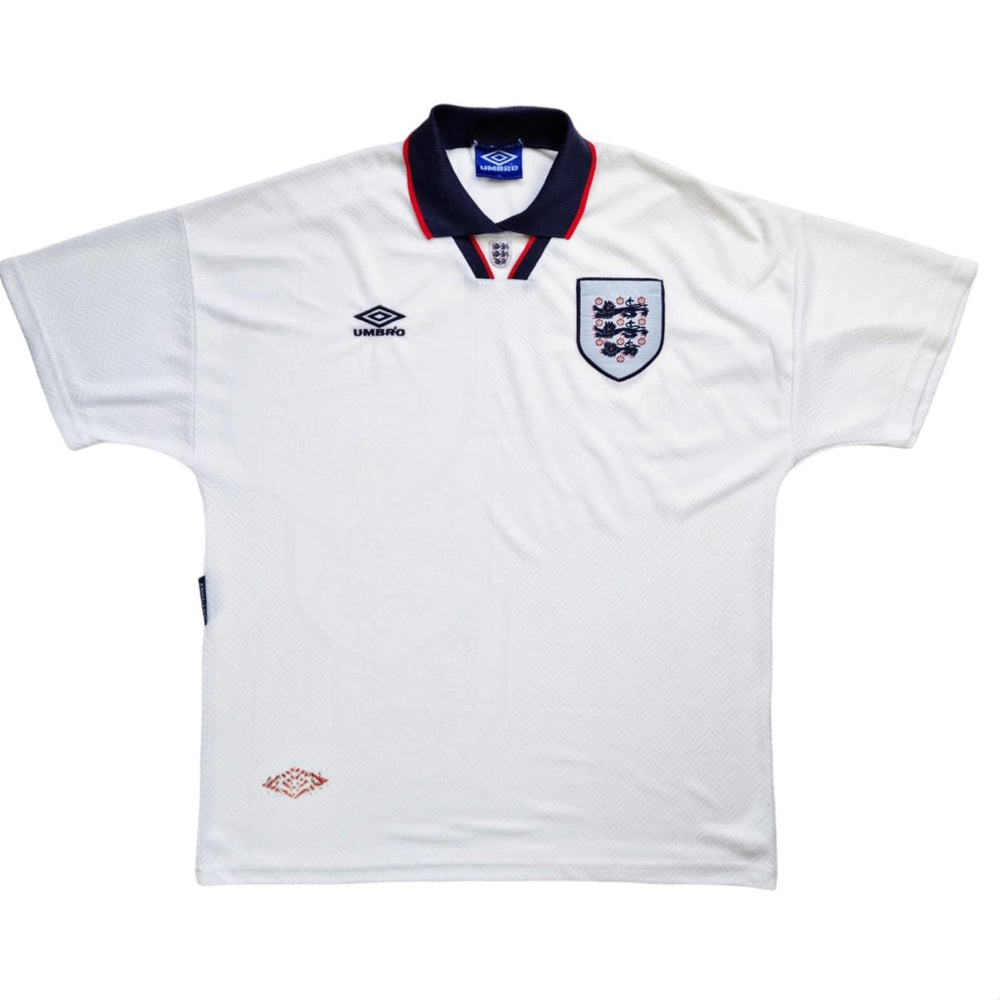 1993 95 England Home Football Shirt XL Umbro – Football Finery