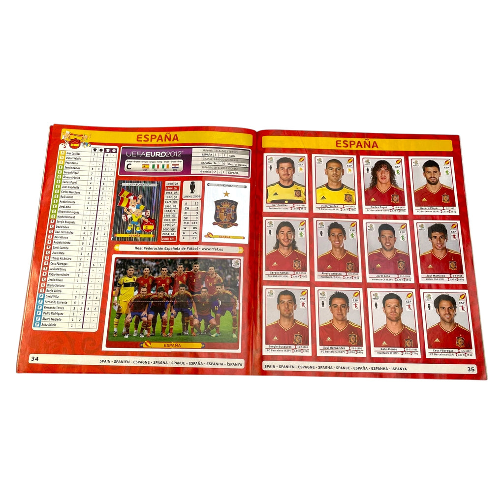 Panini Official Euro 2012 Sticker Album (Complete) – Football Finery