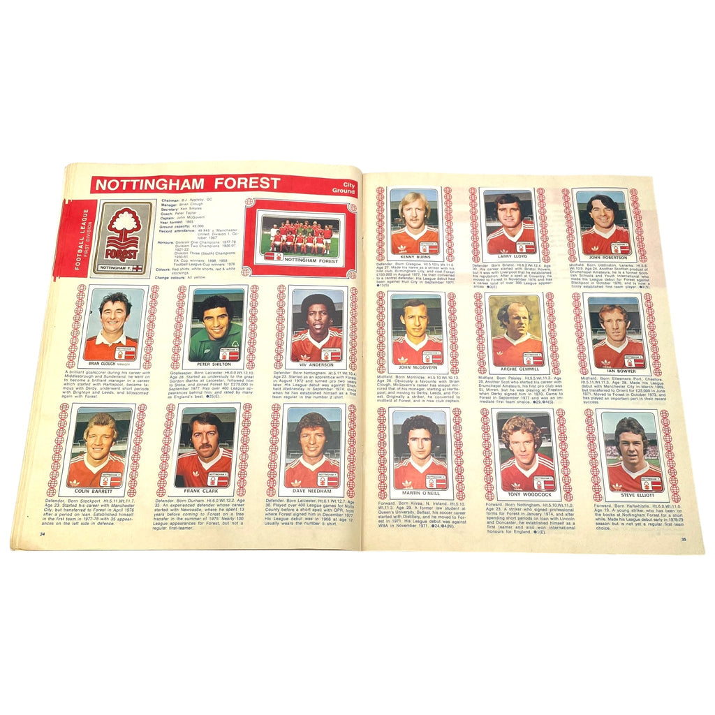 Panini Official Football 79 Sticker Album (Complete) – Football Finery