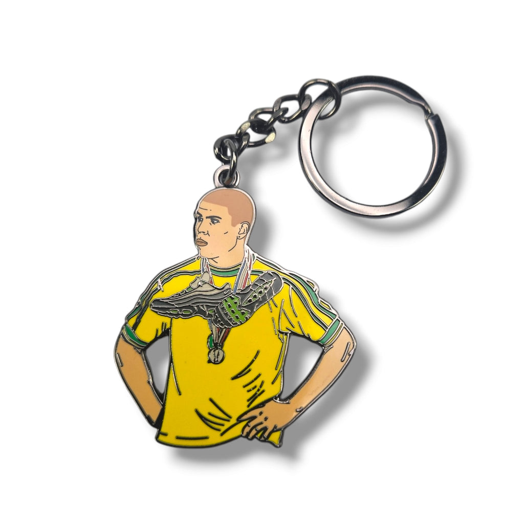 Ronaldo R9 Brazil Football Icon Keyring – Football Finery