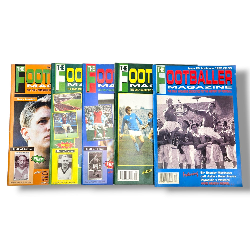 The Footballer Magazine 1994 95 Bundle 5 Issues – Football Finery